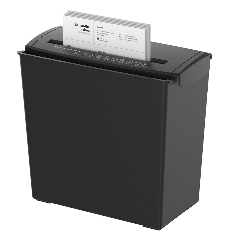 S606B 5 sheets A4 Compact 6.8mm Document Shredder Machine Home Paper ...