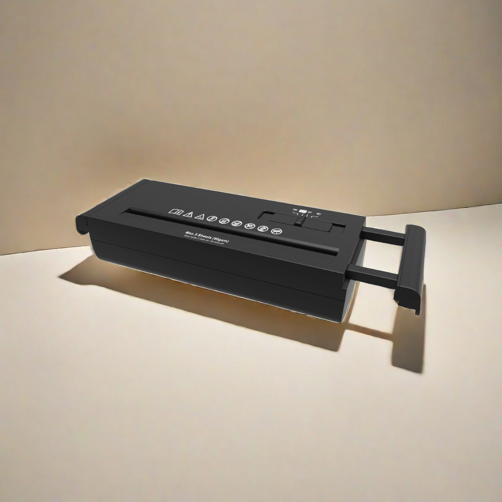 Powerful 5sheets Strip Cut Paper Shredder Machine Efficient And Reliable