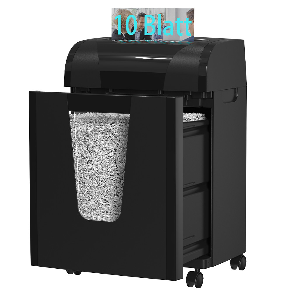 C261P 10 Sheets Micro Cut Office Home Paper shredder Machine With 20L Bin