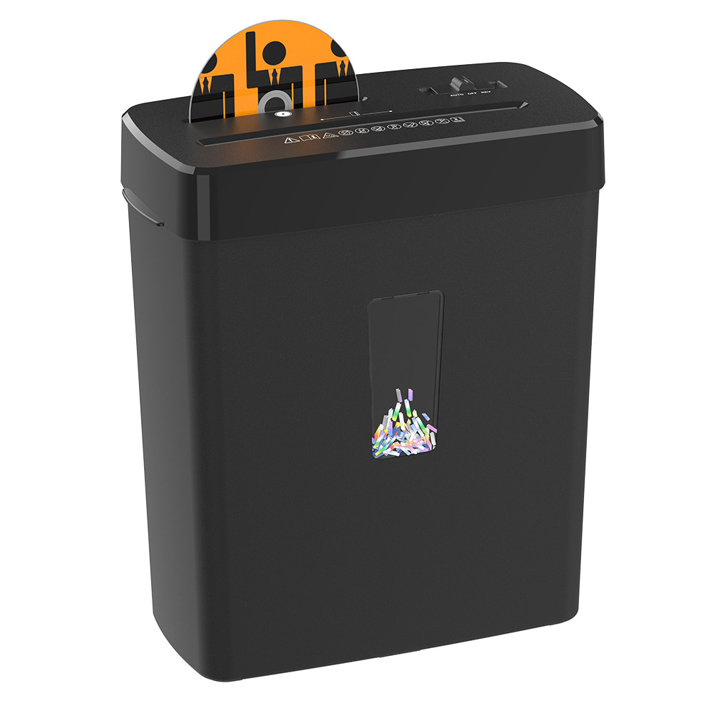 Mini Black 13L CD Credit card Paper Shredder Machine 8 sheets for home ...