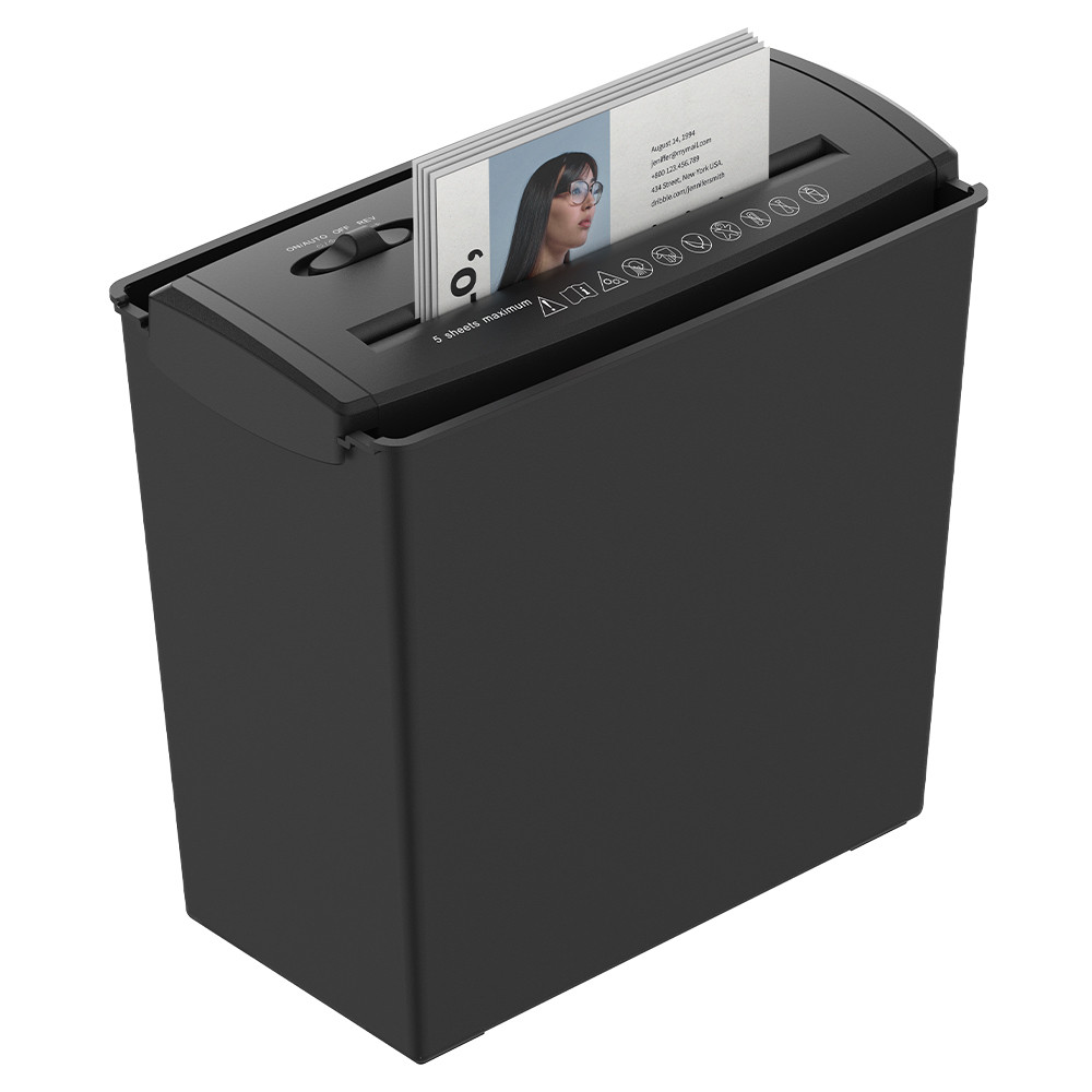 5 Sheets A4 Mini Paper Shredder 6.8mm Office Home Document Shredding ...
