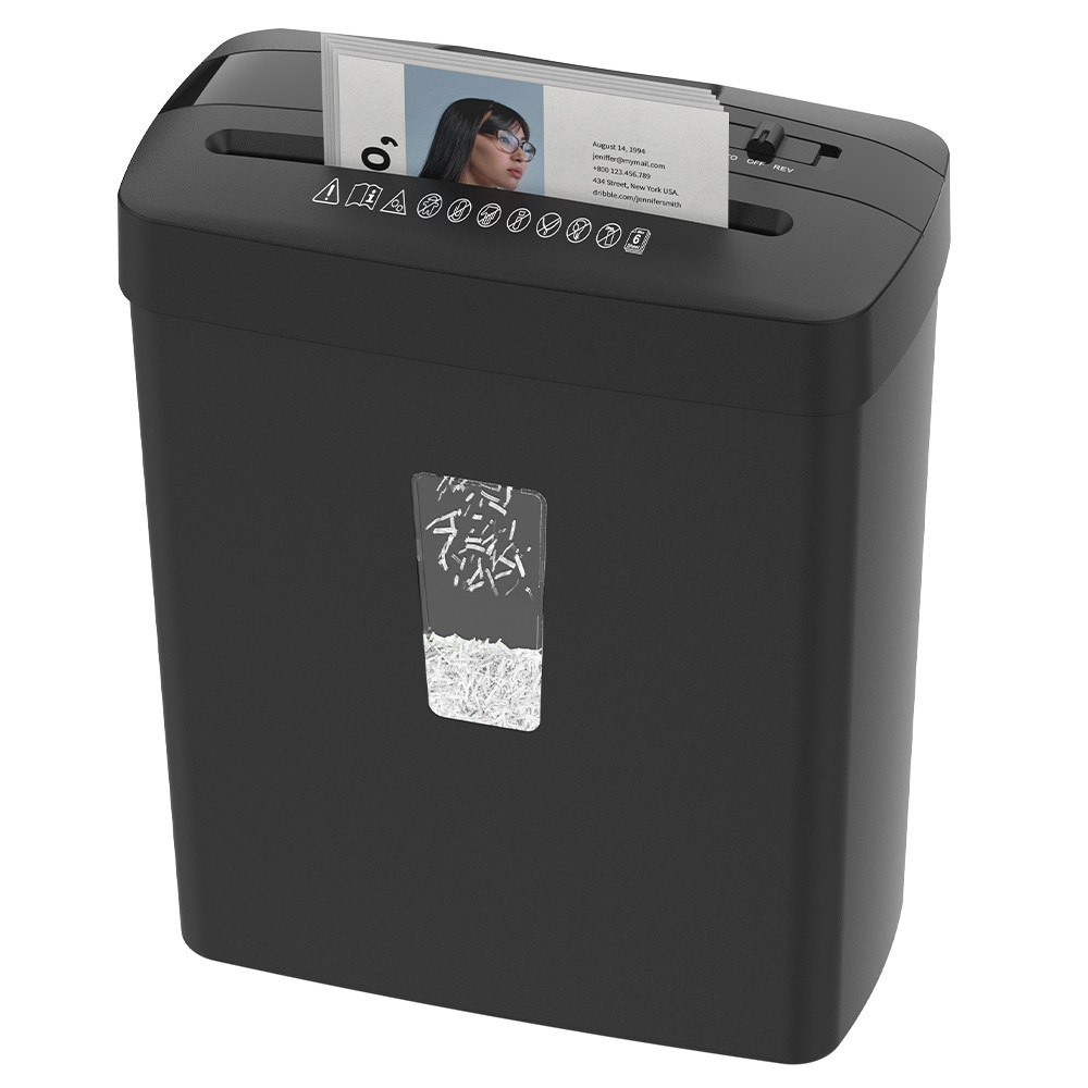Factory Mini Paper Shredder Machine C220P 6 Sheets A4 Cross Cut 13L ...
