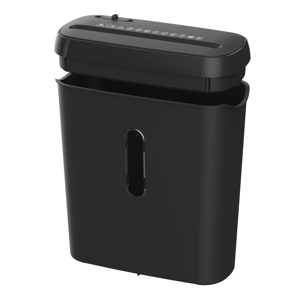 Strip Cut Paper Shredder 5 Sheet Shred Capacity With 8L Mini Basket Bin ...